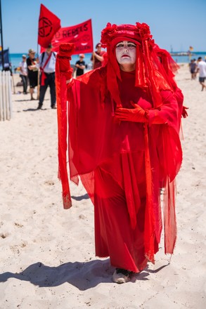 Red Rebels Extinction Rebellion Representing Common Editorial Stock ...
