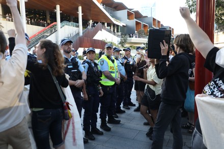 Campaign Against Racism Fascism Sydney Protest Editorial Stock Photo ...
