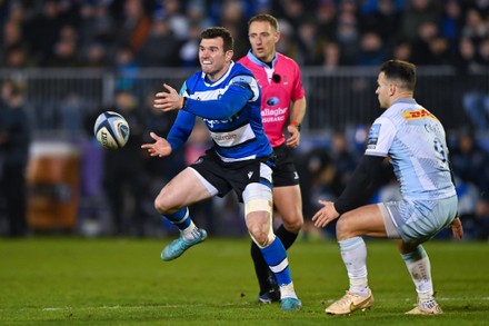 Ben Spencer Bath Rugby Passes Ball Editorial Stock Photo - Stock Image ...