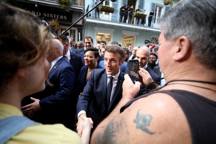 5,000 French president wife partner of emmanuel macron visit visiting ...