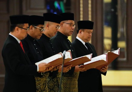 Malaysias Newly Appointed Home Minister Saifuddin Editorial Stock Photo ...