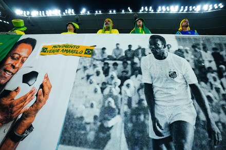 Brazilian Fans Sit Above Pele Branding Editorial Stock Photo - Stock ...