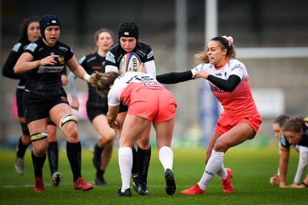 Cat Mcnaney Worcester Warriors Attempts Tackle Editorial Stock Photo ...