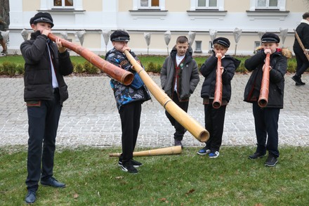 Participants 41st Competition Musicians Playing Shepherds Editorial ...