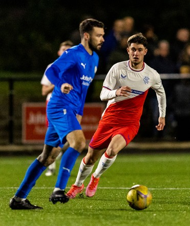 Rangers B Team Forward Connor Young Editorial Stock Photo - Stock Image ...