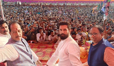 Lok Janshakti Party Ramvilas President Chirag Editorial Stock Photo ...