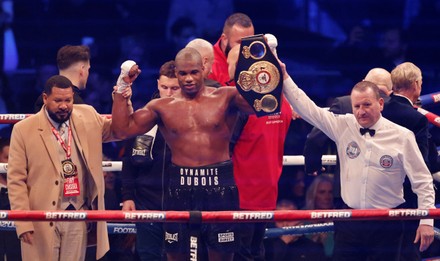 British Boxer Daniel Dubois C Raises Editorial Stock Photo - Stock ...