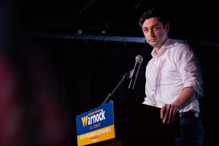 Senator Jon Ossoff Dga Speaks Aapi Editorial Stock Photo - Stock Image ...