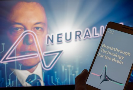 Neuralink Logo Displayed On Mobil Founder Editorial Stock Photo - Stock ...