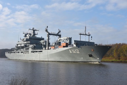 German Navy Supply Ship Kiel Canal Editorial Stock Photo - Stock Image ...