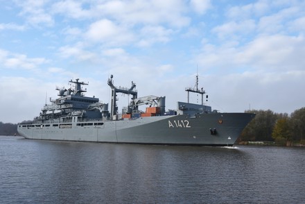 German Navy Supply Ship Kiel Canal Editorial Stock Photo - Stock Image ...