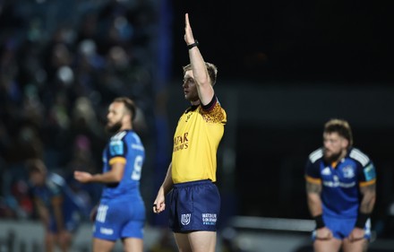 Leinster Vs Ulster Referee Christophe Ridley Editorial Stock Photo ...