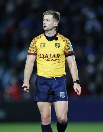 Leinster Vs Ulster Referee Christophe Ridley Editorial Stock Photo ...