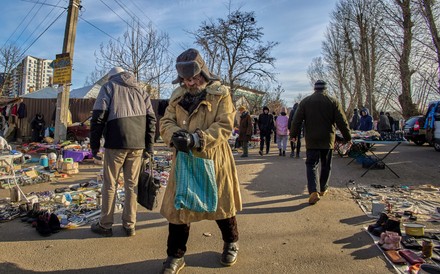 Locals Attend Secondhand Street Market Kharkiv Editorial Stock Photo ...