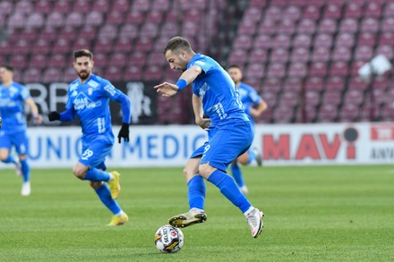 Daniel Popa Action During Romania Superliga Editorial Stock Photo ...