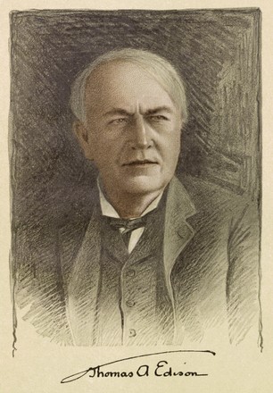 Thomas Alva Edison 1847 1931 American Editorial Stock Photo - Stock ...