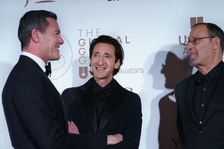 Lr Luke Evans Adrien Brody Jean Editorial Stock Photo - Stock Image ...