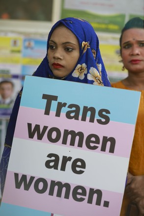 Group Transgender Community Demonstrates Front National Editorial Stock ...