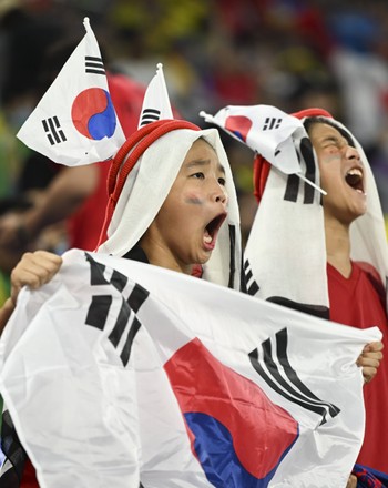 Fans South Korea Cheer Team Before Editorial Stock Photo - Stock Image ...
