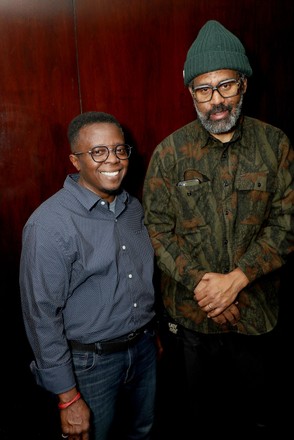 Yance Ford Moderator Sacha Jenkins Director Editorial Stock Photo ...