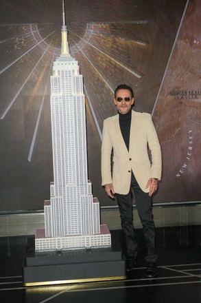 Marc Anthony Visit Empire State Building Editorial Stock Photo - Stock ...