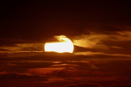 Days Sun Rises On Cold Morning Editorial Stock Photo - Stock Image ...