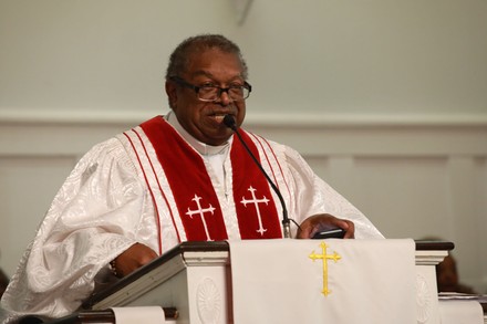 Reverend Tim Mcdonald First Iconium Baptist Editorial Stock Photo ...