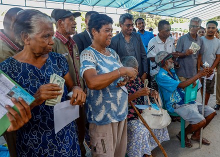 People Hold Cash Donation Government During Editorial Stock Photo ...