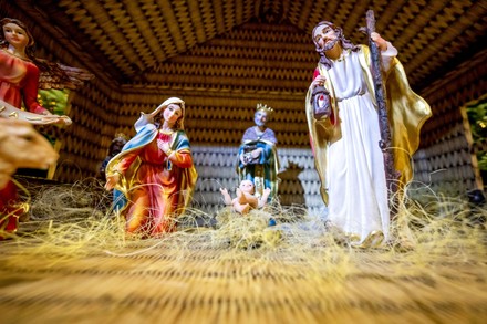 View Christmas Crib By Polish Disabled Editorial Stock Photo - Stock ...