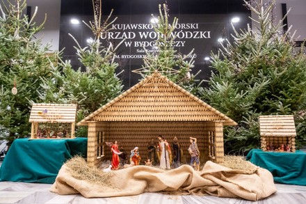 View Christmas Crib By Polish Disabled Editorial Stock Photo - Stock ...
