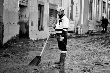 Night Between 25 26 November Landslide Editorial Stock Photo - Stock ...