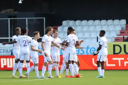 Anderlechts Players Pictured During Friendly Soccer Editorial Stock ...
