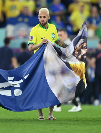 Neymar Jr Brazil On Bench During Editorial Stock Photo - Stock Image ...