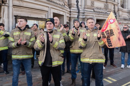 Members Fire Brigades Union Fbu Take Editorial Stock Photo - Stock ...