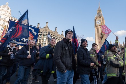 Members Fire Brigades Union Fbu Take Editorial Stock Photo - Stock ...