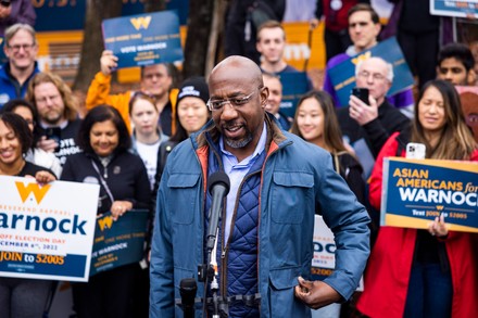 Us Democratic Senate Candidate Raphael Warnock Editorial Stock Photo ...