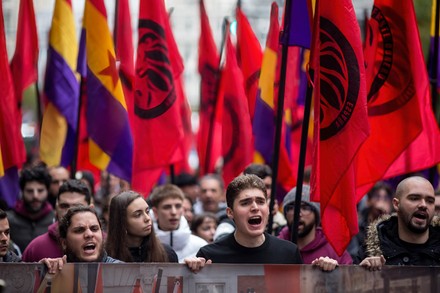 __COUNT__ Republican march in Madrid, Spain - 06 Dec 2022 Stock ...