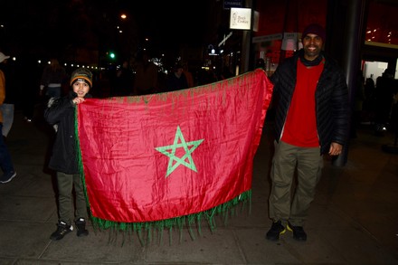 People Holding Morocco Flags Editorial Stock Photo - Stock Image ...