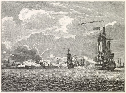 British Forces Bombard French Garrison Flushing Editorial Stock Photo ...