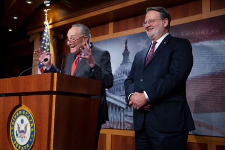 Senate Majority Leader Chuck Schumer L Editorial Stock Photo - Stock ...