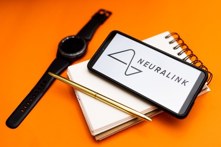 This Photo Illustration Neuralink Logo Seen Editorial Stock Photo ...
