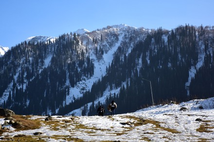 Night View Sonmarg Valley Ganderbal District Editorial Stock Photo ...