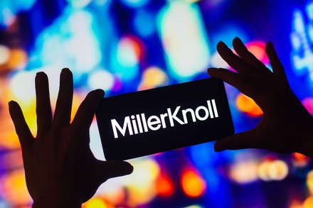 This Photo Illustration Millerknoll Inc Logo Editorial Stock Photo ...