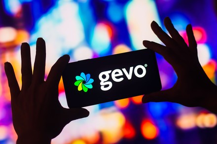 This Photo Illustration Gevo Inc Logo Editorial Stock Photo - Stock ...