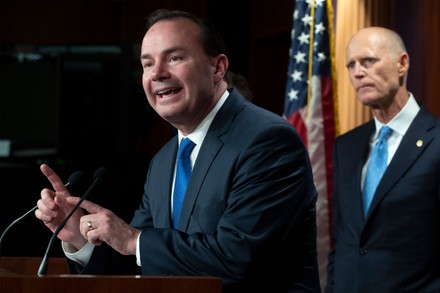 Republican Senator Utah Mike Lee L Editorial Stock Photo - Stock Image ...