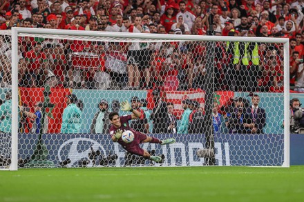 Moroccan Goalkeeper Bounou Yassine Manages Parry Editorial Stock Photo ...