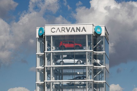 Carvana Dealership Stands Wilmington California Usa Editorial Stock ...