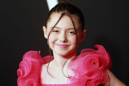 Violet Mcgraw Poses On Red Carpet Editorial Stock Photo - Stock Image ...