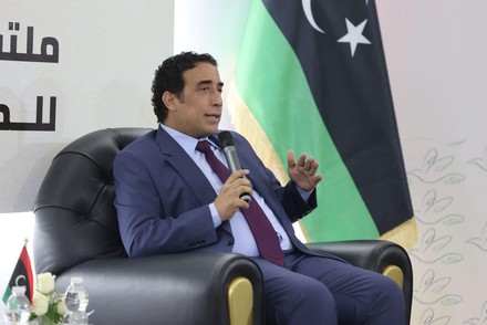 President Libyan Presidential Council Mohamed Almenfi Editorial Stock ...