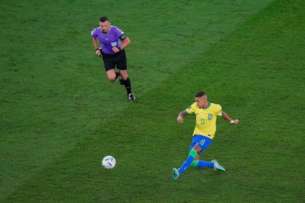 Brazil Starting Xi Pose Team Photo Editorial Stock Photo - Stock Image ...